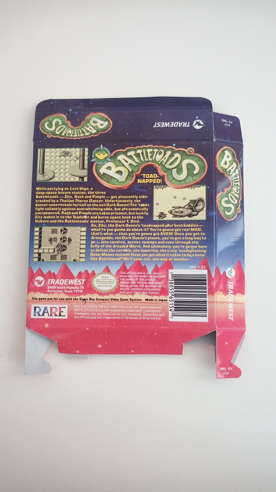 Game Boy Battletoads Box - Etsy