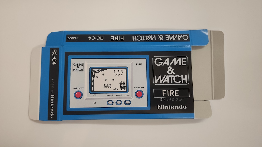 Game & Watch Fire Box - Etsy