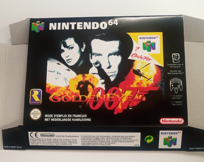 Nintendo 64 Goldeneye 007 FR Box - Etsy