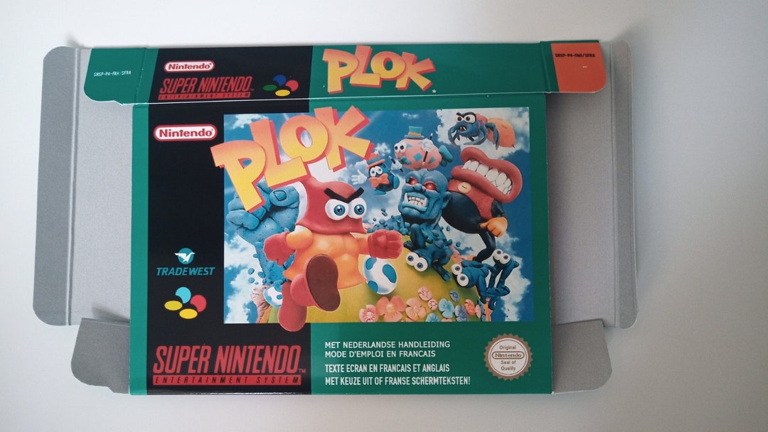 Super Nintendo Plok Box - Etsy