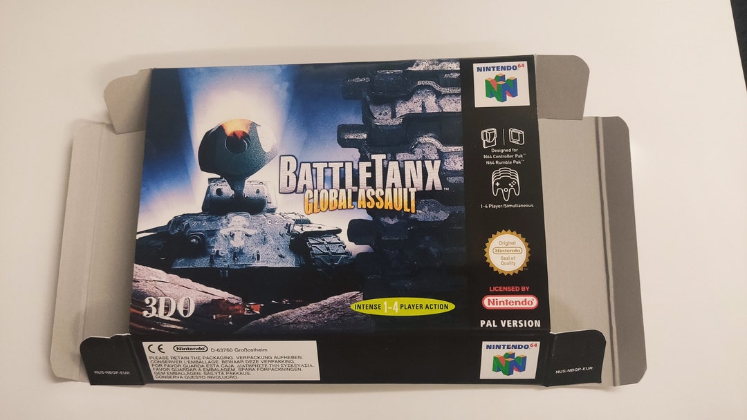 Nintendo 64 Battletanx Global Assault Box - Etsy