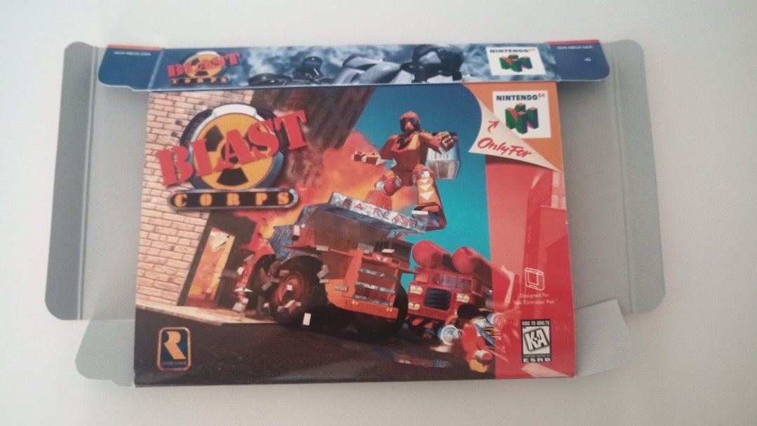 Nintendo 64 Blast Corps Box - Etsy