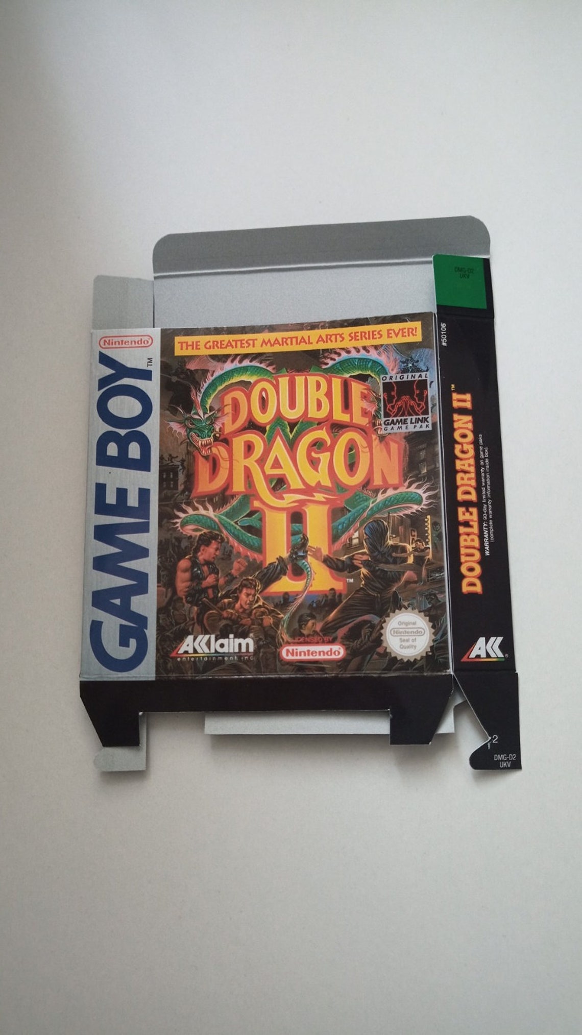Game Boy Double Dragon 2 Box - Etsy