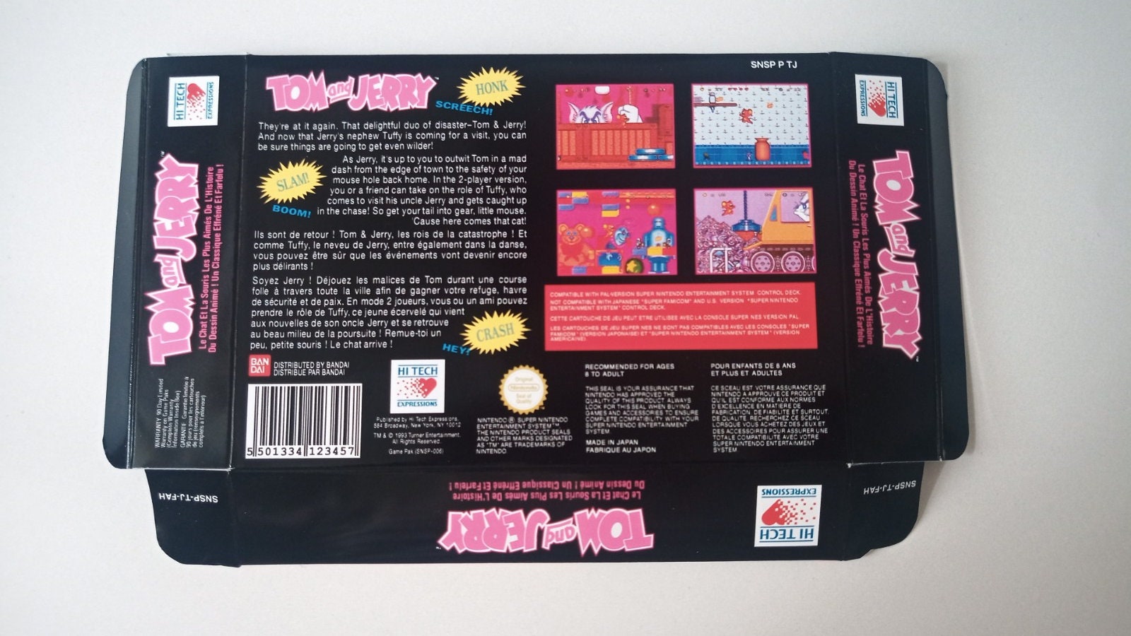 Super Nintendo Tom and Jerry Box - Etsy