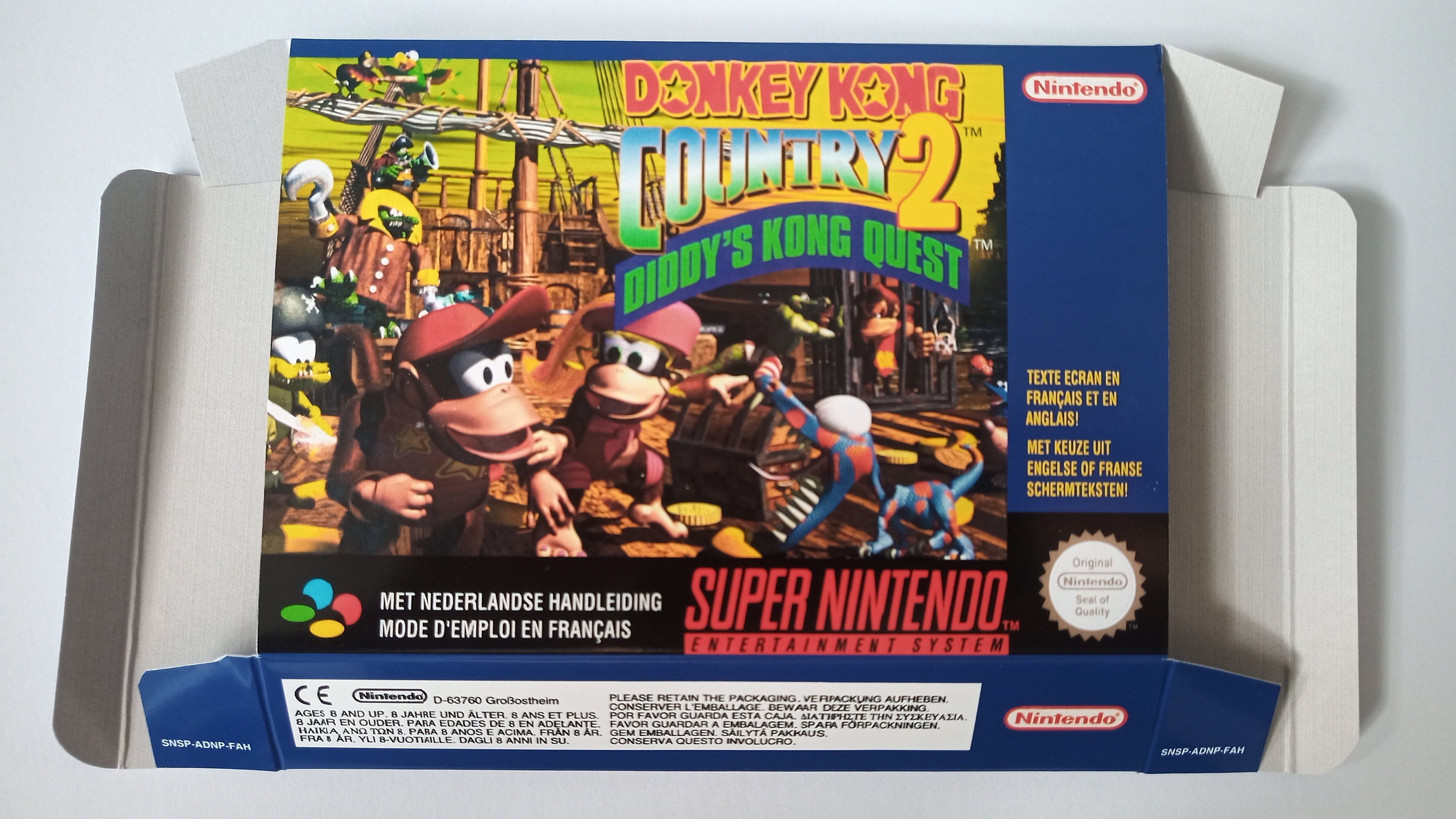 Donkey Kong Country 2 Box