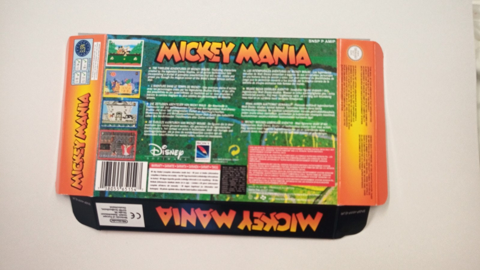 Super Nintendo Mickey Mania box - Etsy 日本