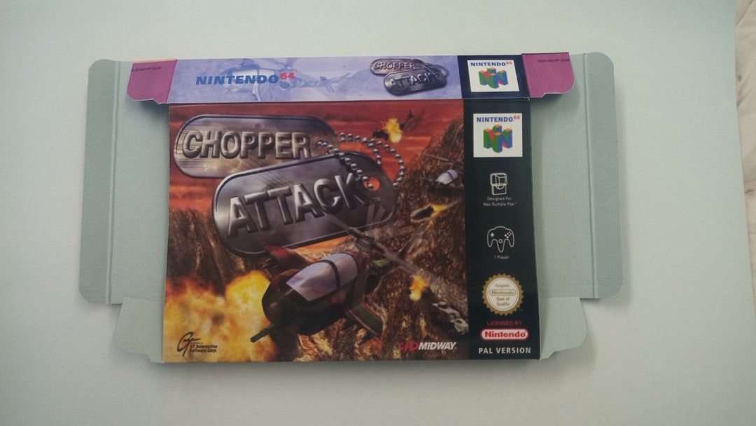 Nintendo 64 Chopper Attack Box - Etsy