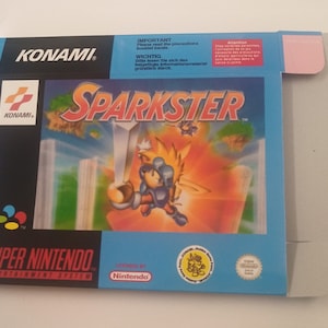 Super Nintendo Sparkster Box - Etsy