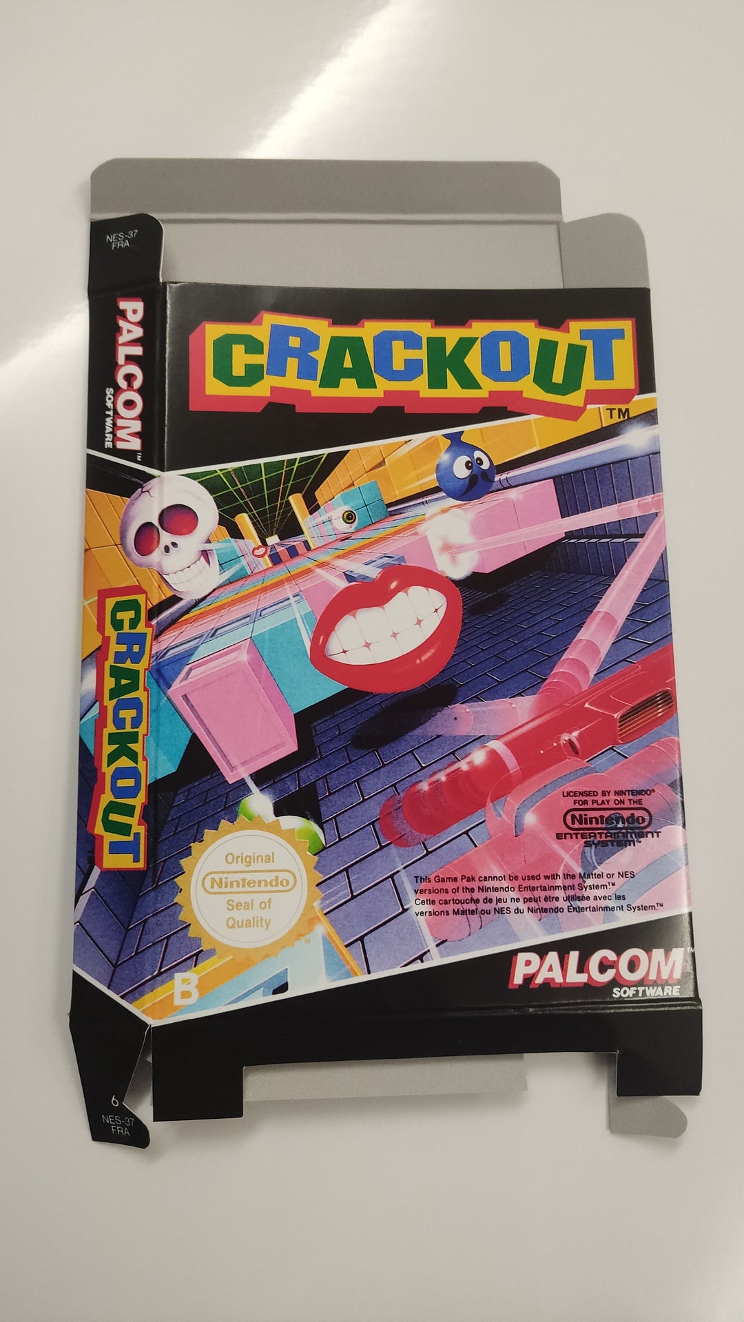 Nintendo Nes Crackout Box - Etsy