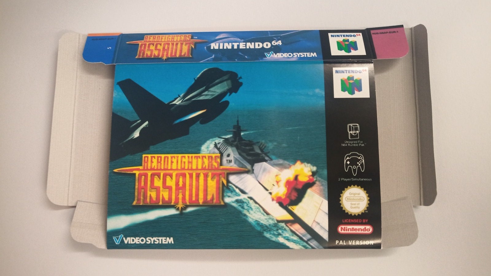 Nintendo 64 Aerofighters Assault box | Etsy