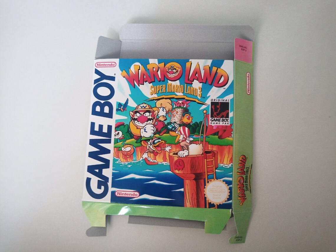 Nintendo Game Boy Wario Land Box - Etsy