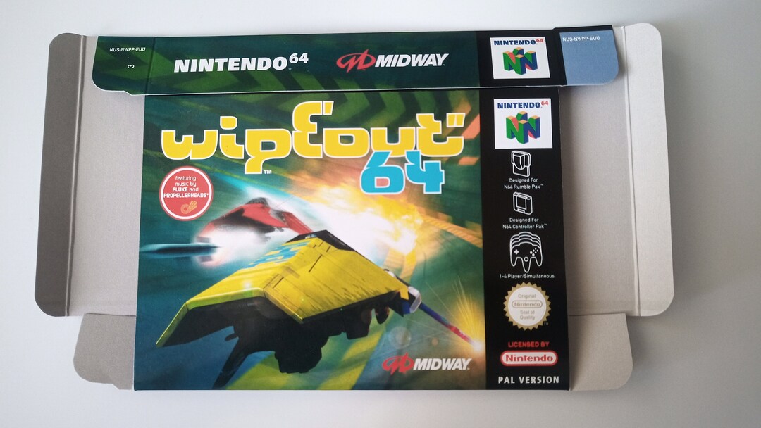 Nintendo 64 Wipeout 64 boîte - Etsy France