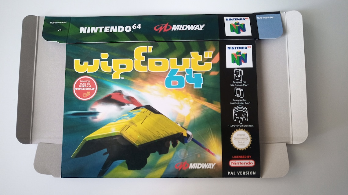 Nintendo 64 Wipeout 64 boîte - Etsy France