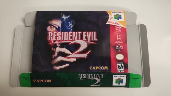 Nintendo 64 Resident Evil 2 Usa Box Etsy