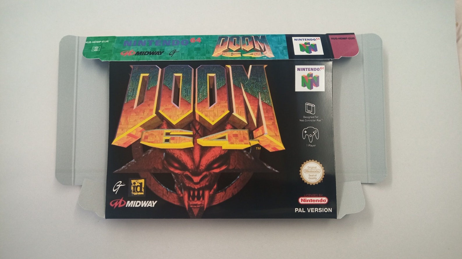 Nintendo 64 Doom 64 Box - Etsy