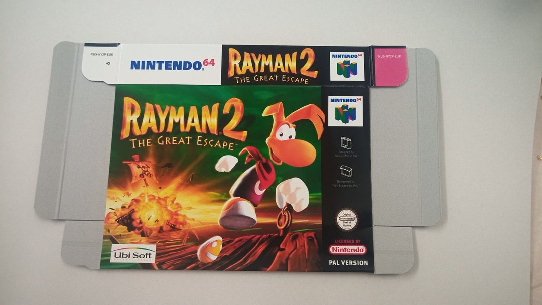 Nintendo 64 Rayman 2 Box - Etsy