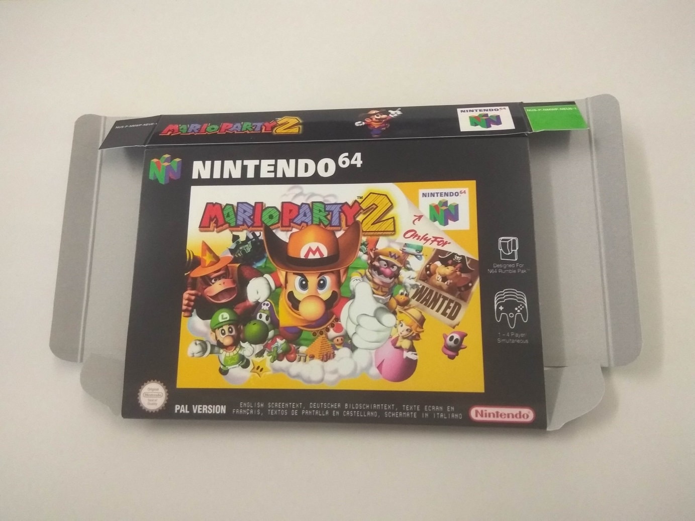 Nintendo 64 Mario Party 2 Box | Etsy
