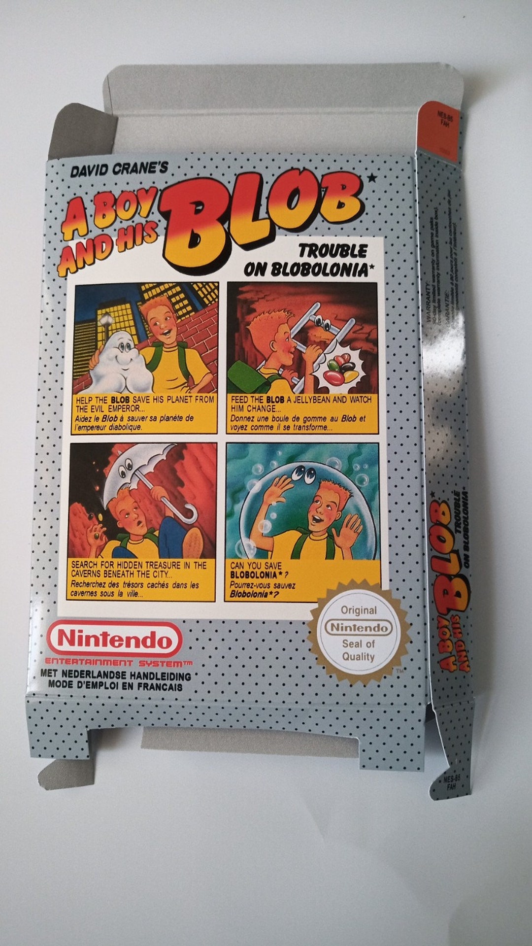 Nintendo Nes A Boy and His Blob Box - Etsy