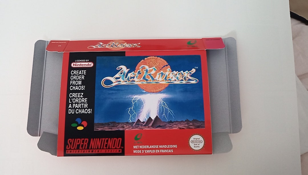 Super Nintendo Actraiser Box - Etsy