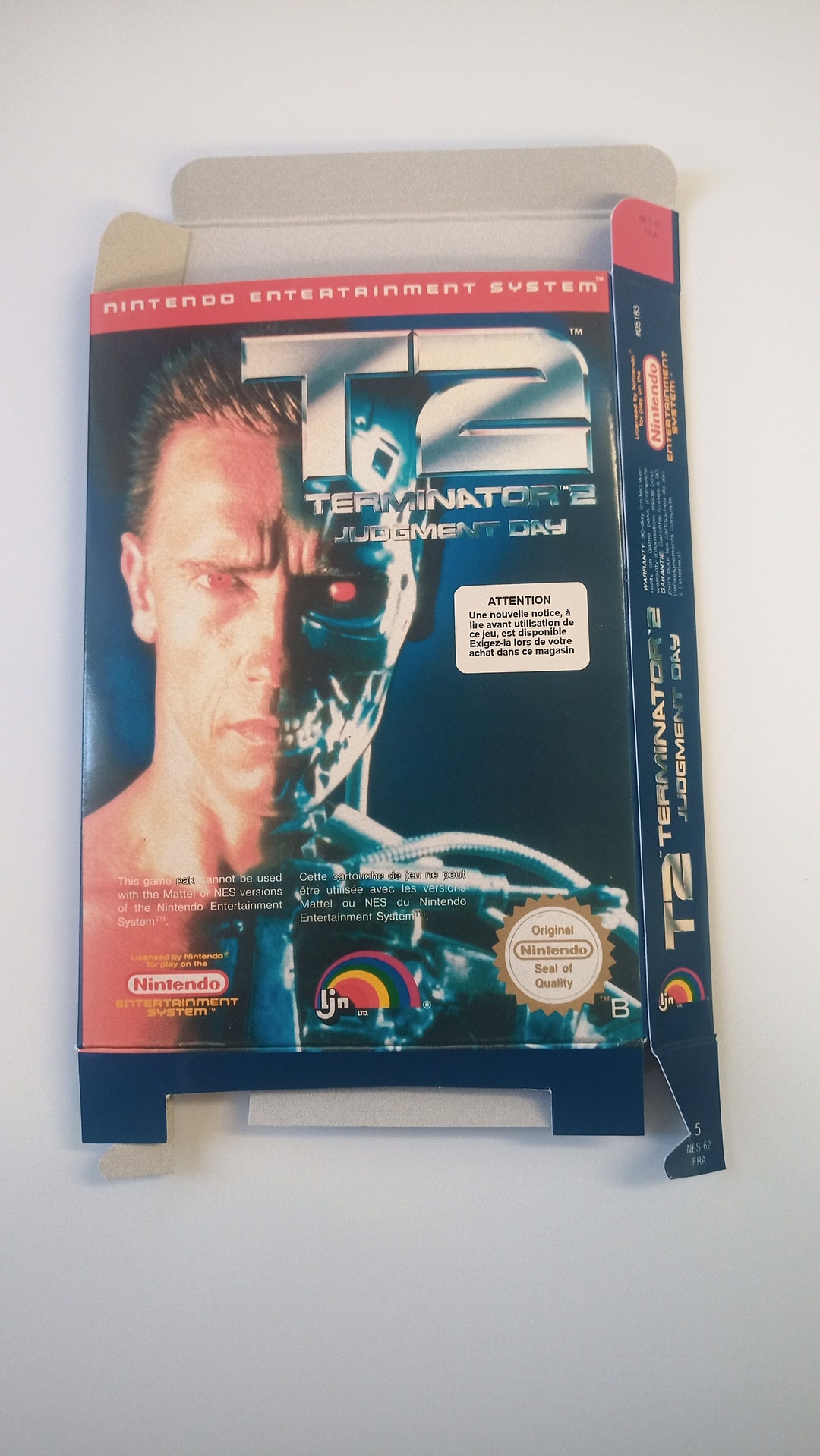 Nintendo Nes Terminator 2 Box - Etsy