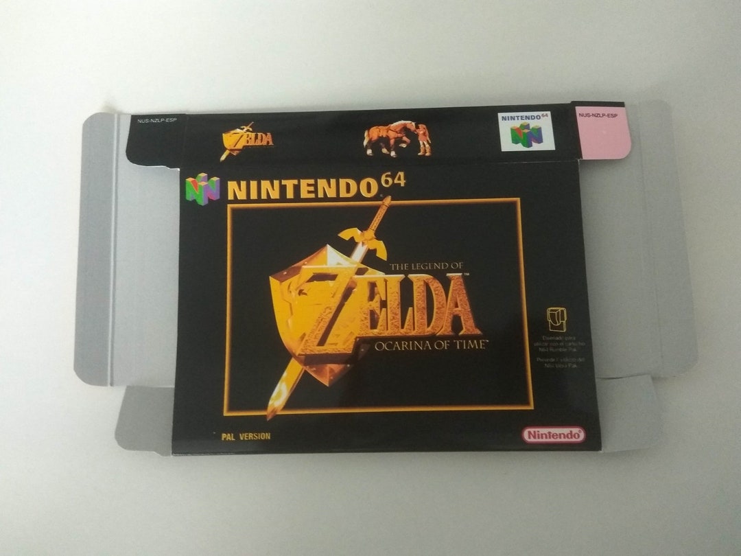 Nintendo 64 Zelda Ocarina of Time Box - Etsy Singapore