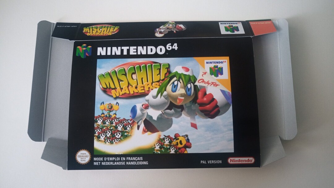 Nintendo 64 Mischief Makers Box - Etsy