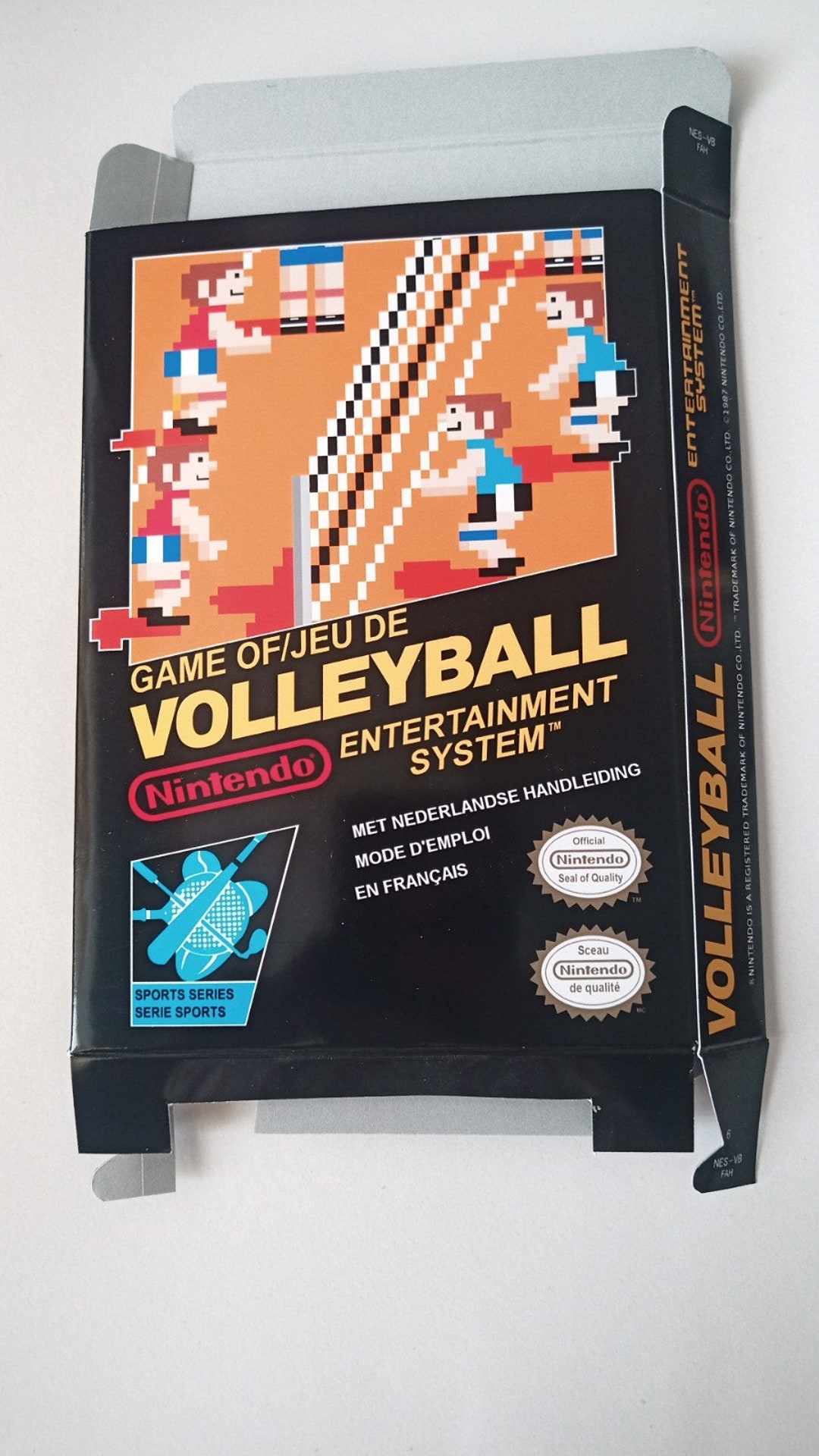 Nintendo Nes Volleyball Box - Etsy