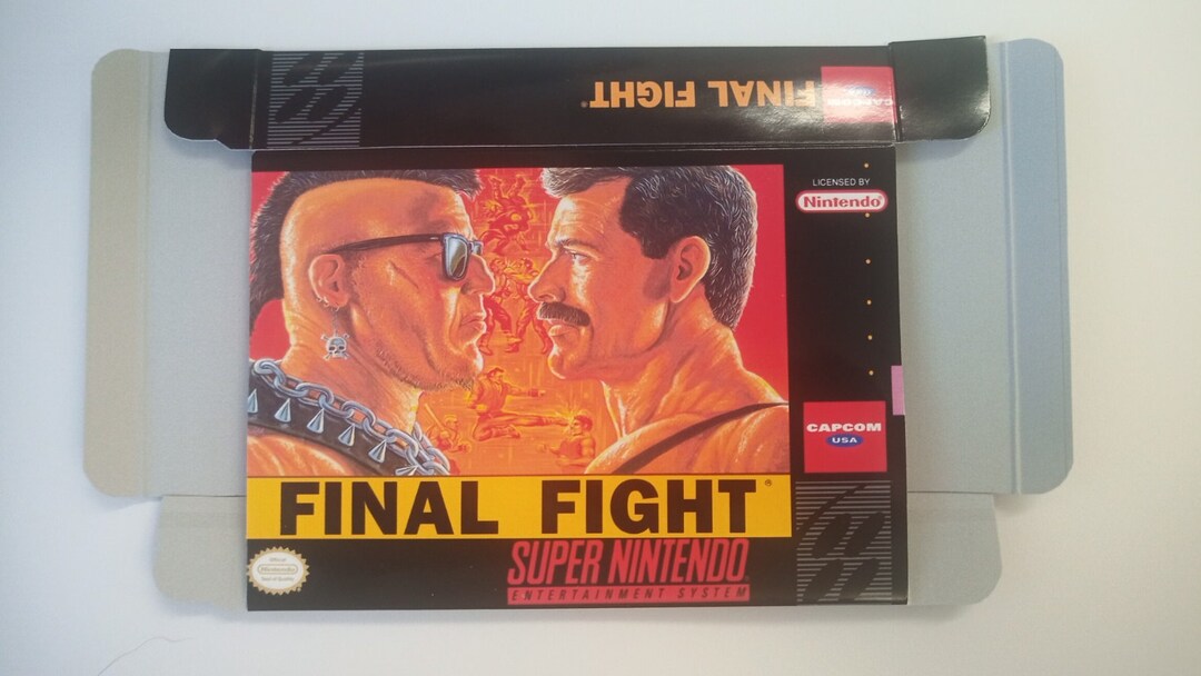 Super Nintendo Final Fight USA Box - Etsy