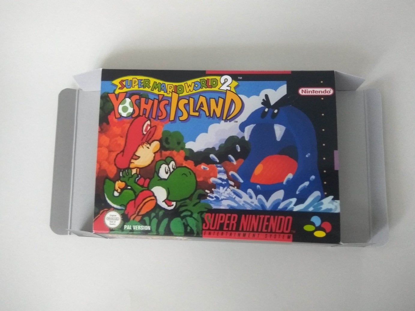 Super Nintendo Yoshi's Island box | Etsy