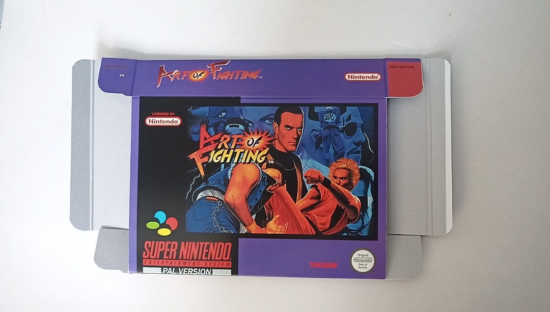 Super Nintendo Art of Fighting Box - Etsy