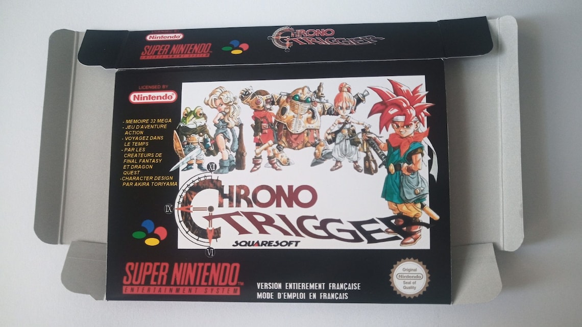 Super Nintendo Chrono Trigger FR Box - Etsy