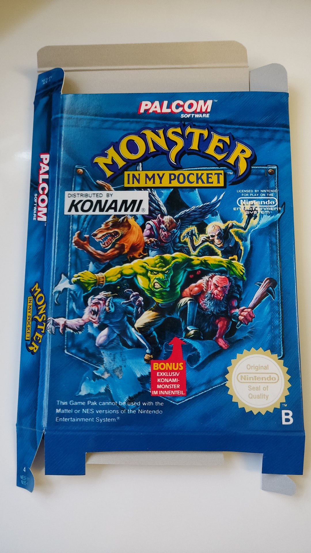 Nintendo Nes Monster in My Pocket Box - Etsy