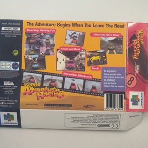 Nintendo 64 Beetle Adventure Racing Box - Etsy