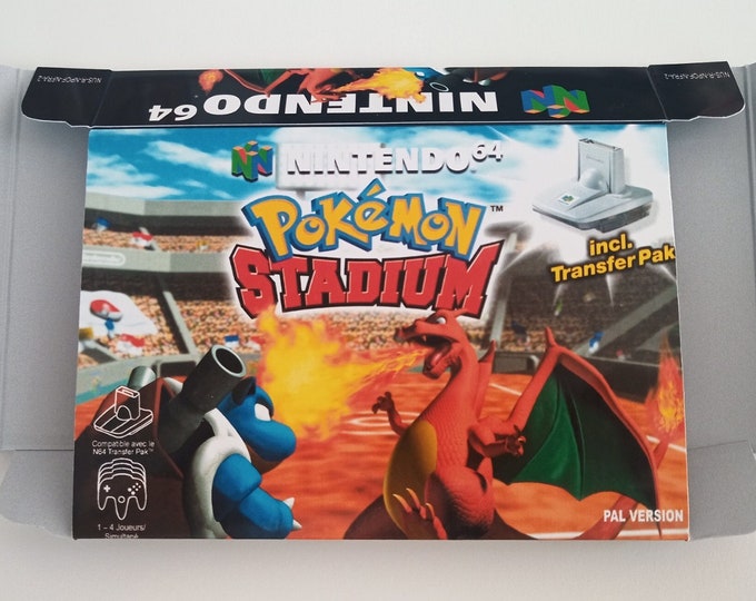 Nintendo 64 Pokemon Stadium Box - Etsy