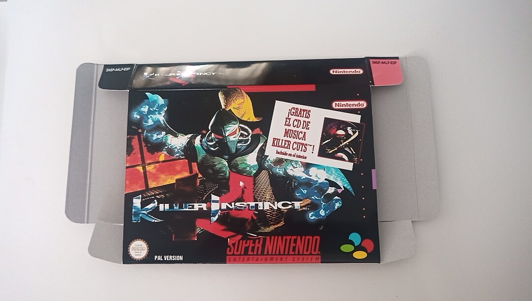 Super Nintendo Killer Instinct Box - Etsy