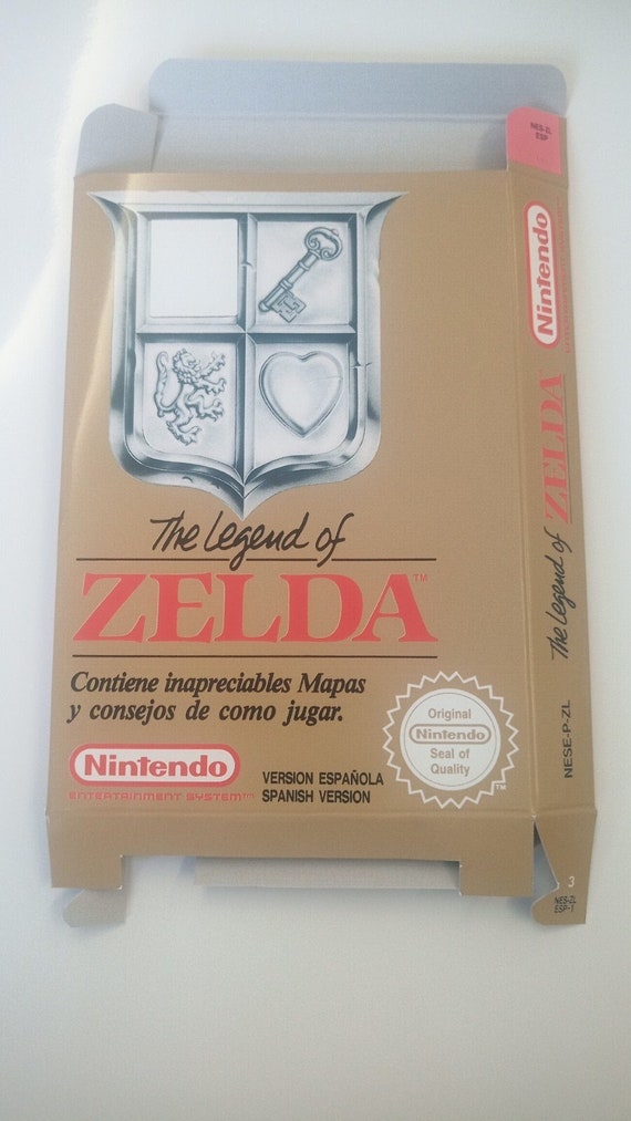 Nintendo Nes Zelda Box | Etsy