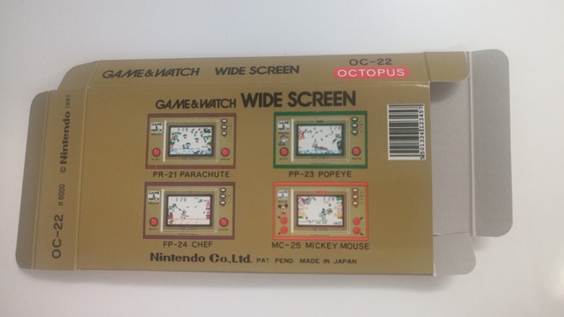 Game & Watch Octopus Box - Etsy