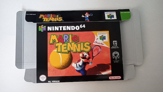 Nintendo 64 Mario Tennis Box | Etsy
