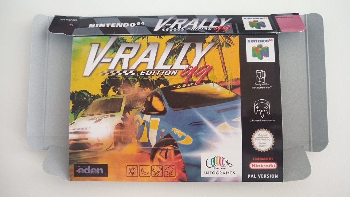 Nintendo 64 V-rally Edition 99 Box | Etsy