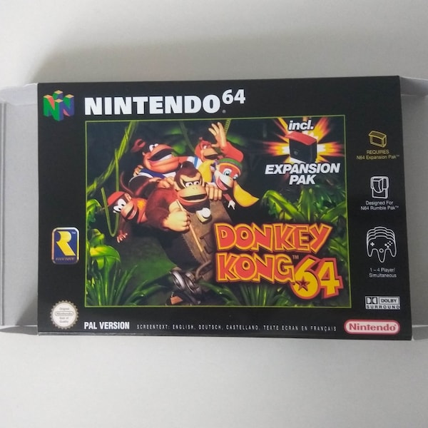 Donkey Kong 64 Box - Etsy
