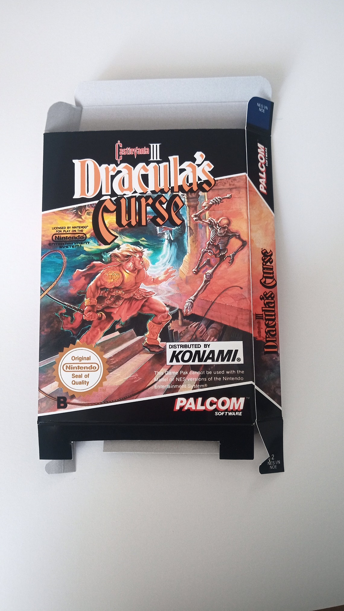 Nintendo Nes Castlevania 3 Dracula's Curse Box - Etsy
