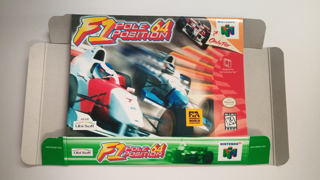 Nintendo 64 F1 Pole Position 64 USA Box - Etsy