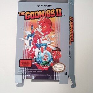 Nintendo Nes the Goonies 2 Box - Etsy