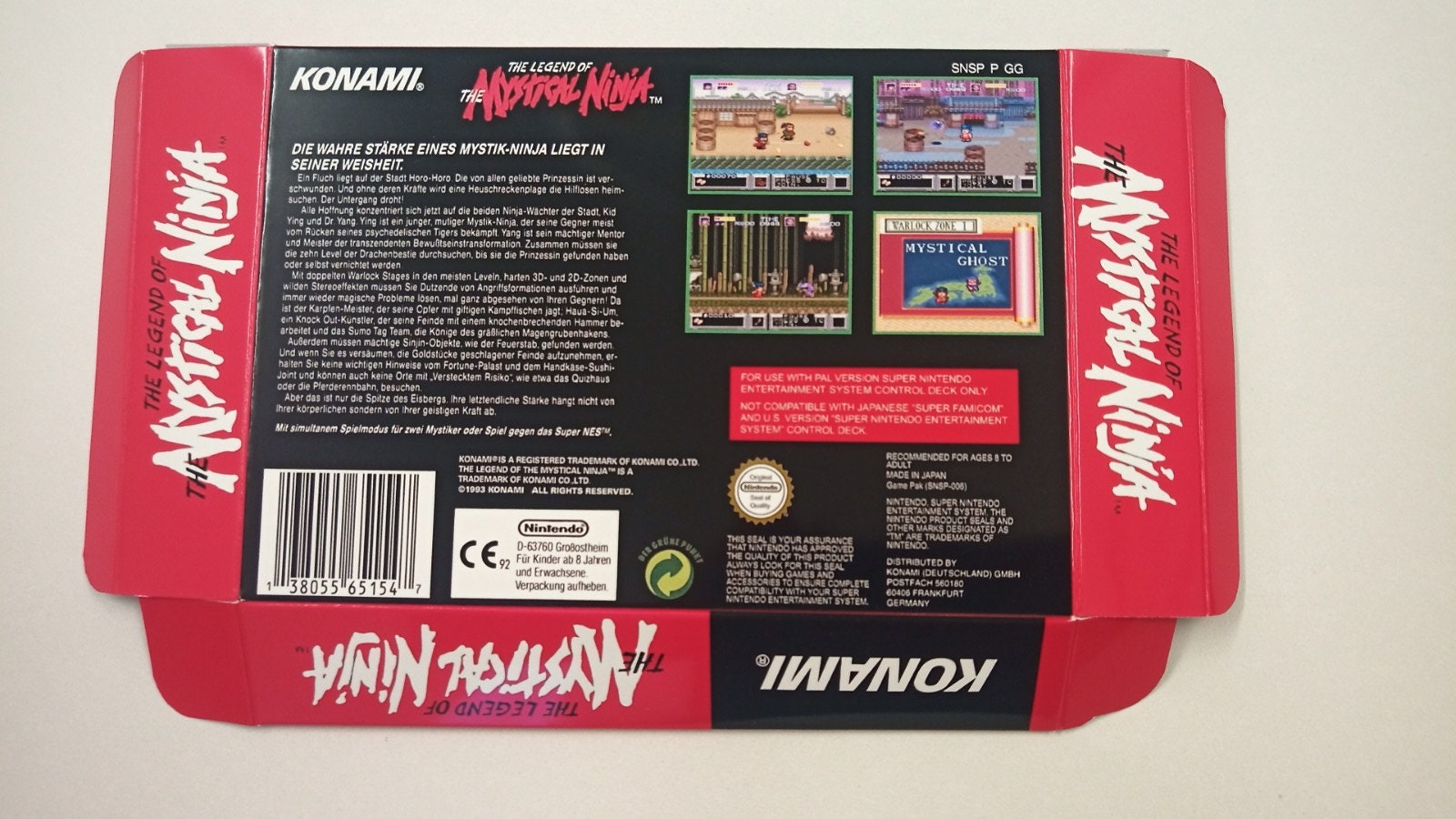Super Nintendo the Legend of the Mystical Ninja Box - Etsy