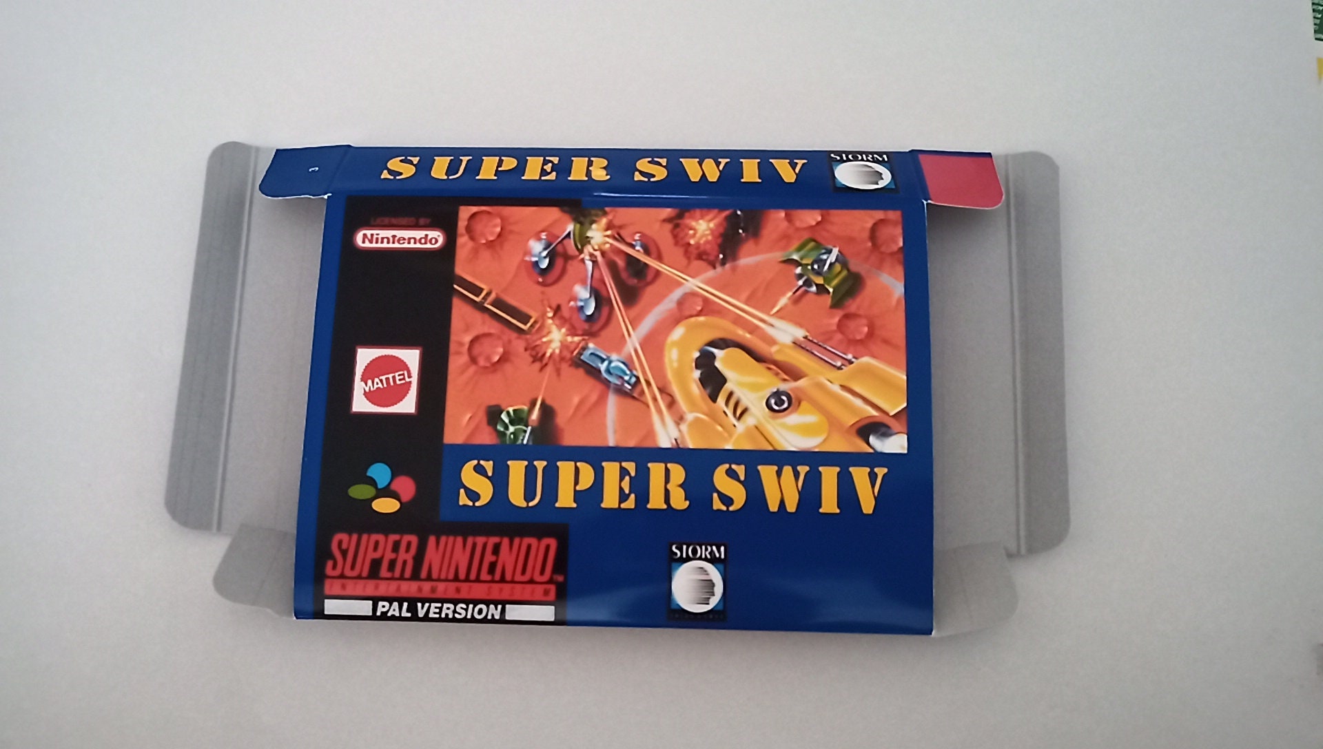 Super Nintendo Super Swiv Box | Etsy