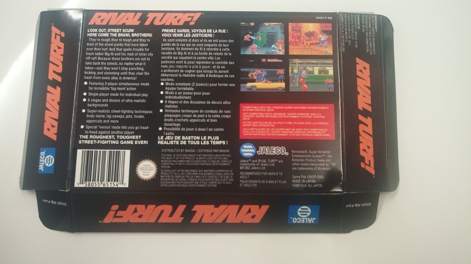 Super Nintendo Rival Turf Box - Etsy