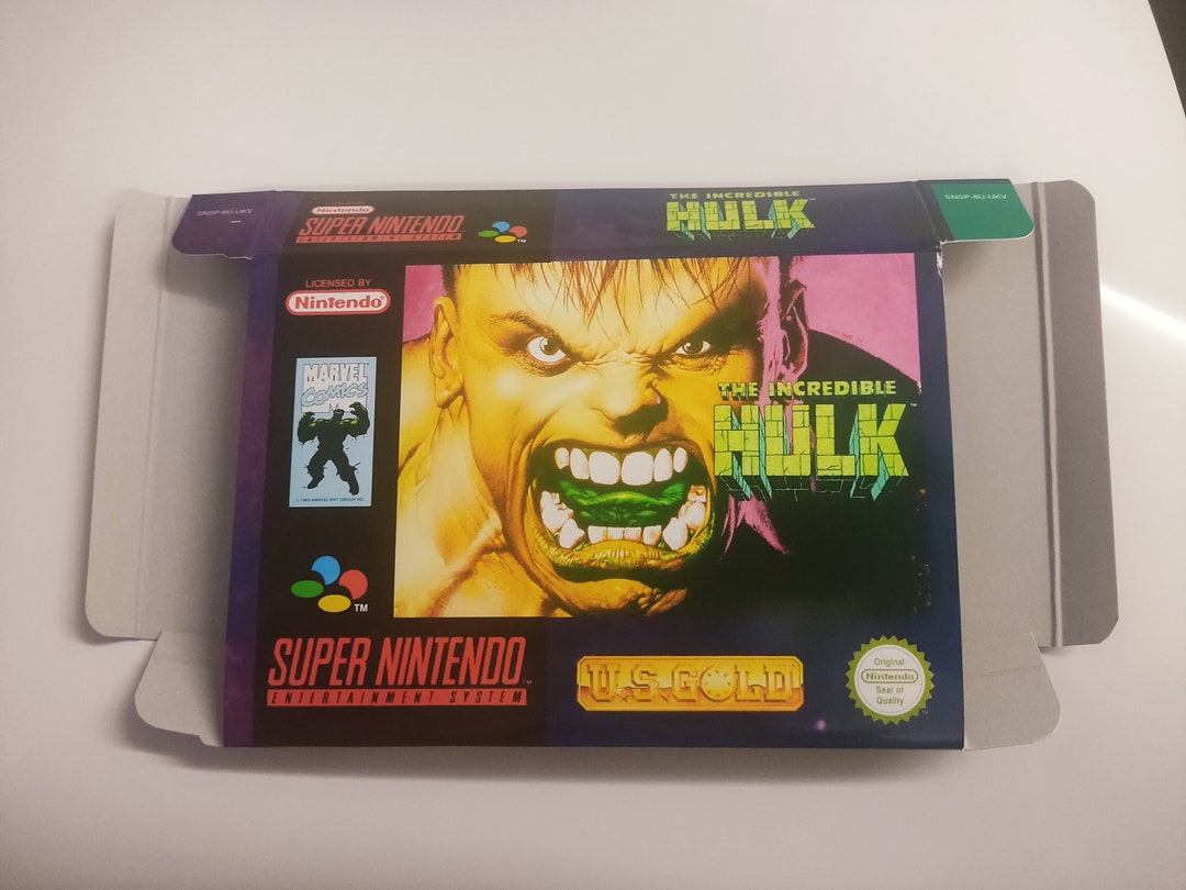 Super Nintendo Hulk Box - Etsy