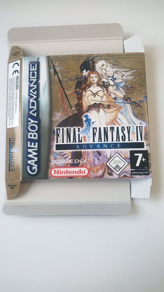 Game Boy Advance Final Fantasy IV Advance Box - Etsy