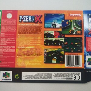 Nintendo 64 F-zero X Box - Etsy