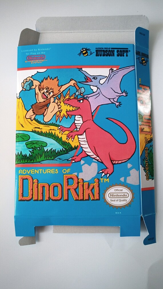 Nintendo Nes Adventures of Dino Riki Box - Etsy